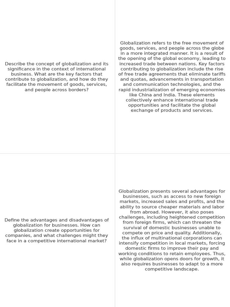 flashcards (2) | PDF | Currency Appreciation And Depreciation ...