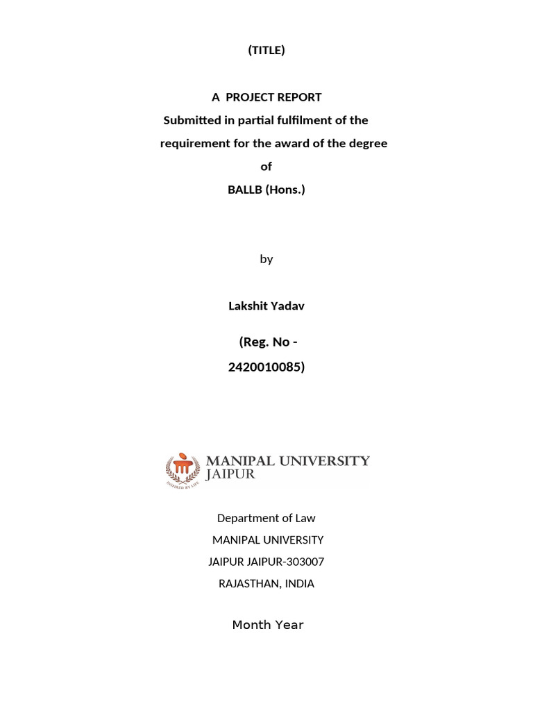 final report format (1) | PDF | Tort | Negligence