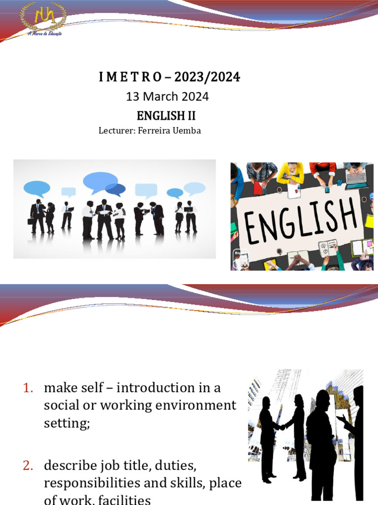 Professional Self-Introduction Skills | PDF | Business | Art