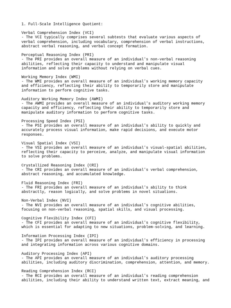 Intelligence Scaling and Categories | PDF | Thought | Reason