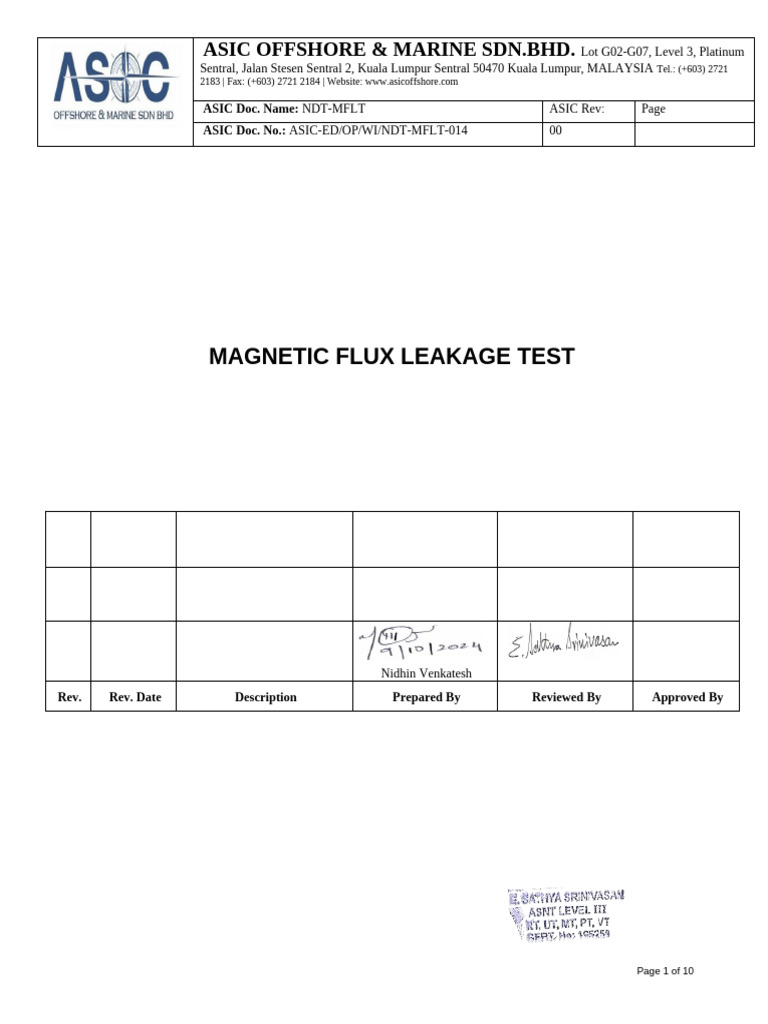 Magnetic Flux Leakage Testing Guide | PDF | Inductor | Materials Science