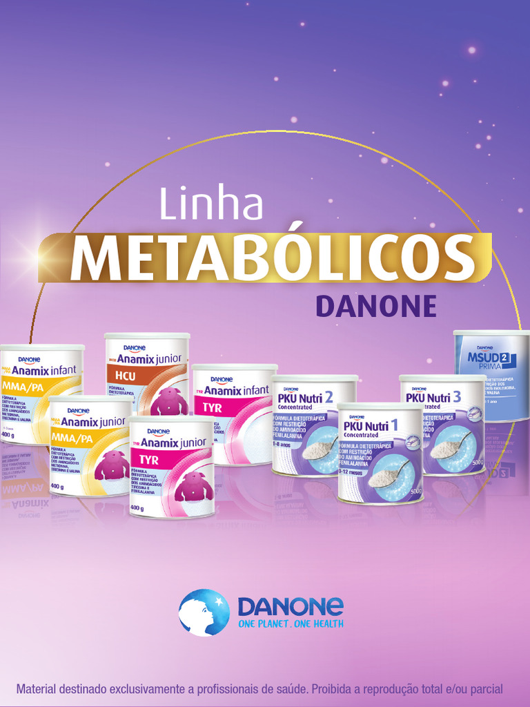 Produtos Metabólicos Danone | PDF | Vitamina | Receita médica