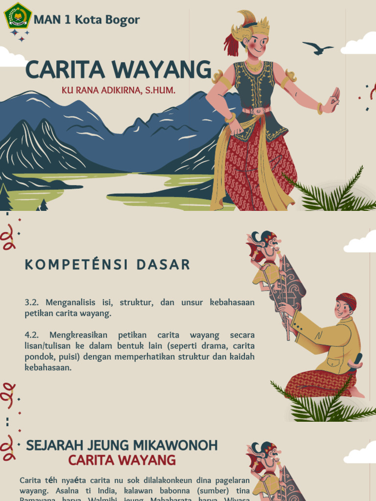 Carita Wayang Kelas Xii | PDF