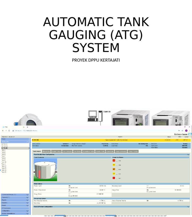 Autamatic Tank Gauging (Atg) System | PDF