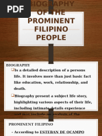 Biography of A Prominent Filipino | PDF | Philippines–Spain Relations ...