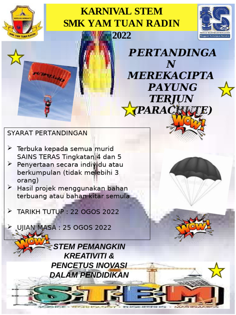 Poster Pertandingan Parachute | PDF