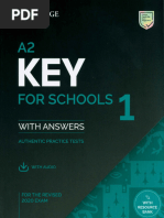 Answer KEY (TEST 1-5) - Succeed in Cambridge English Preliminary Test ...