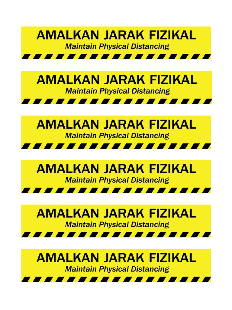Amalkan Jarak Fizikal | PDF
