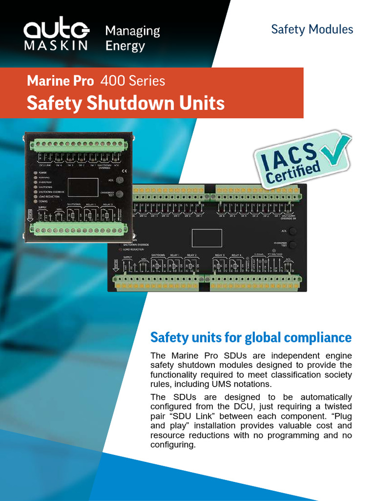 Product Sheet SDU 4xx v1-0 Web | PDF | Electronics | Electricity
