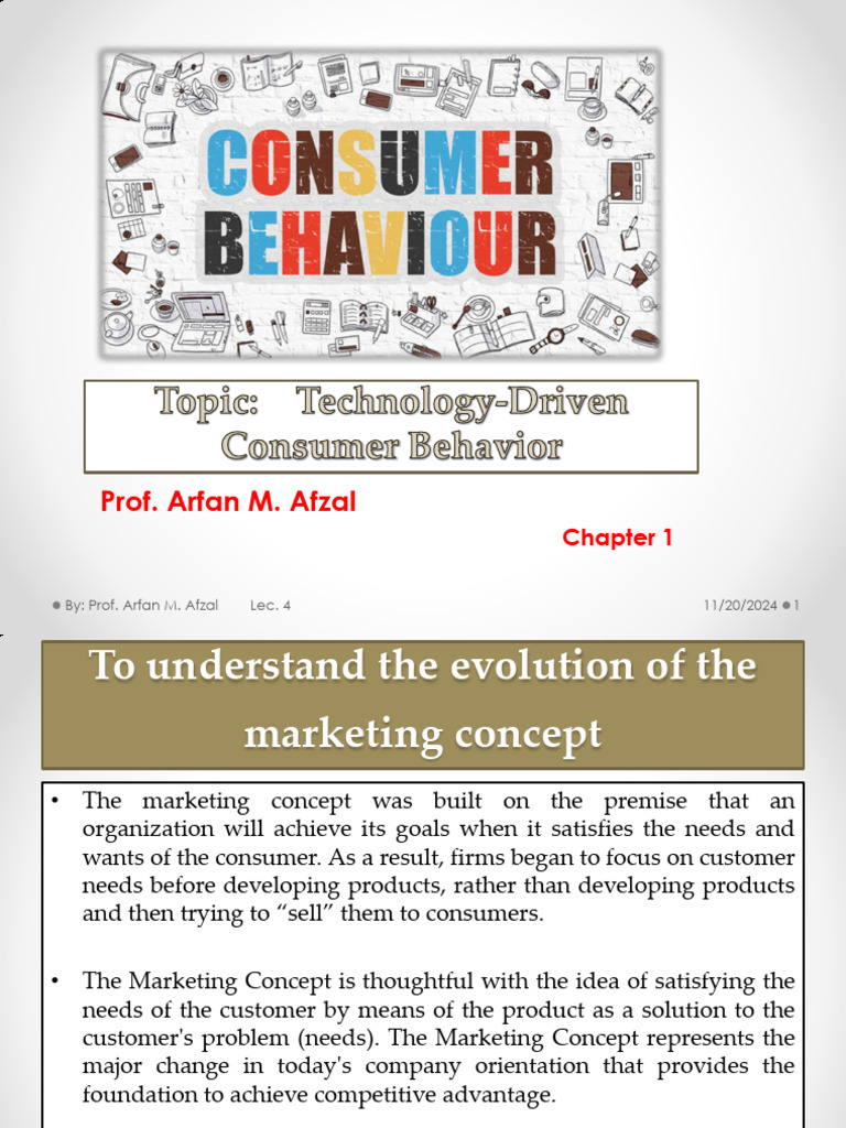 Lecture # 4 Consumer Behavior | PDF | Marketing | Online Advertising