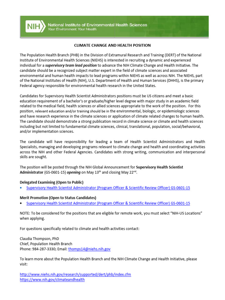 CHH Advertisement2024 - 241123 - 171212 | PDF | National Institutes Of ...