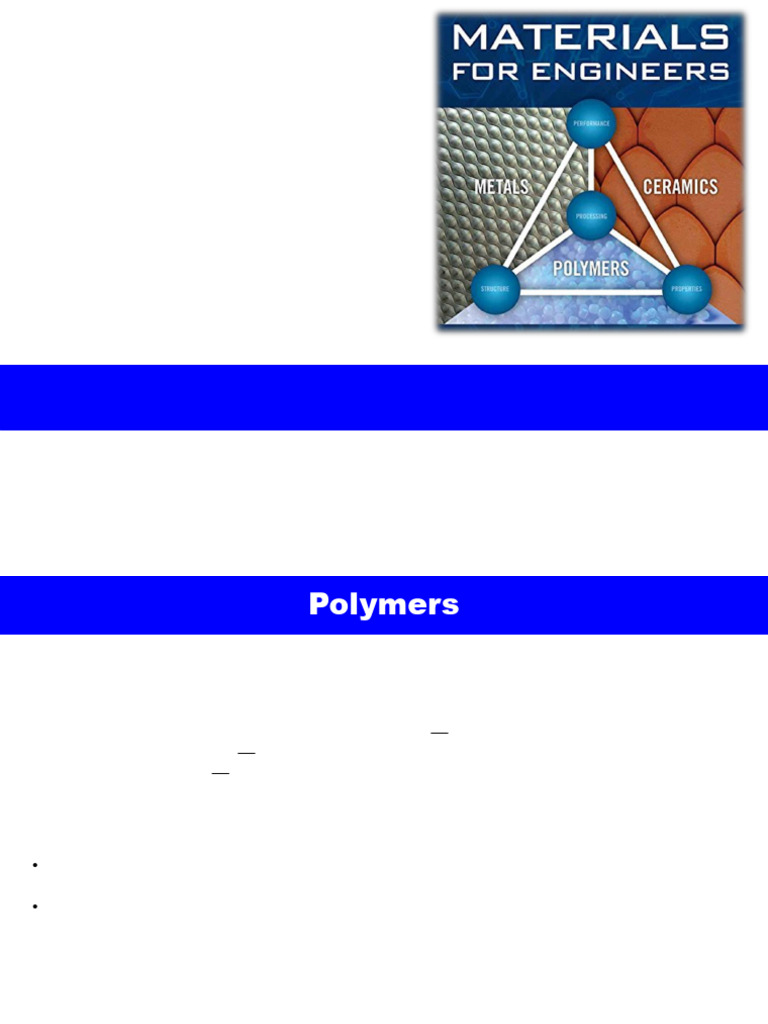 Lecture - 19 Polymers | PDF | Polymers | Applied And Interdisciplinary ... Lecture - 19 Polymers | PDF | Polymers | Applied And Interdisciplinary ...