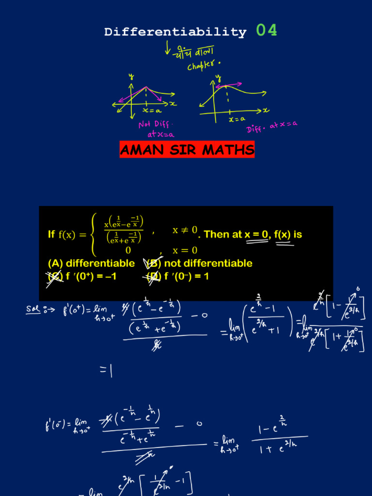 Differentiability 4 | PDF