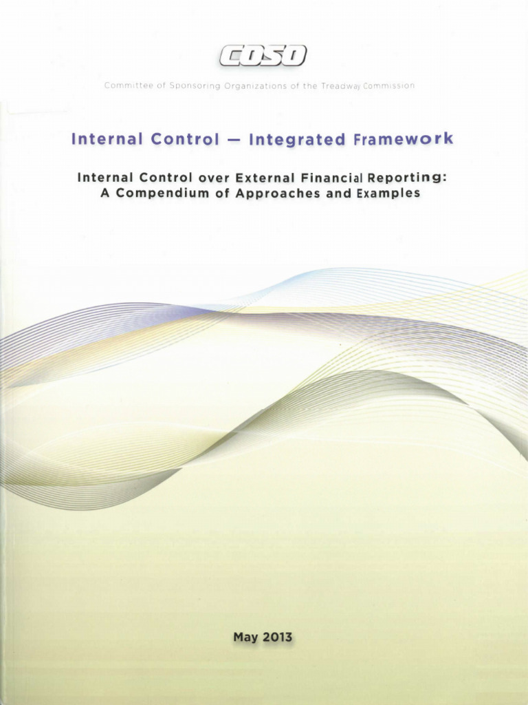 2013 COSO - IC Over External Financial Reporting | PDF | Internal ...