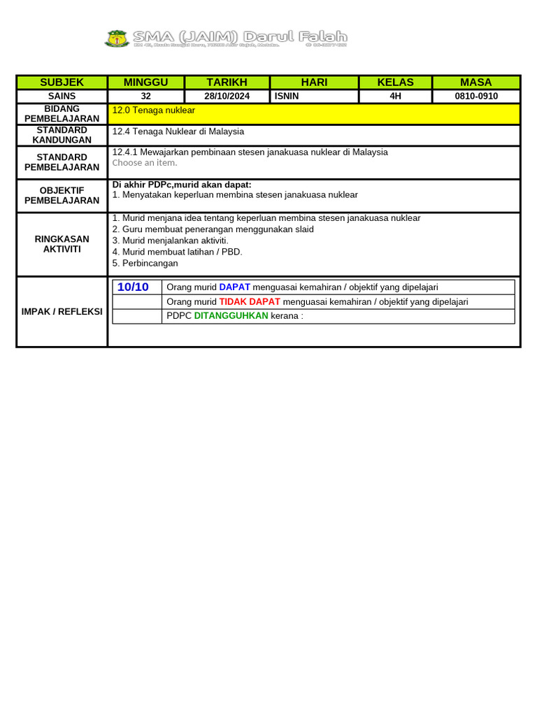 RPH Mao Week 32 2024 | PDF