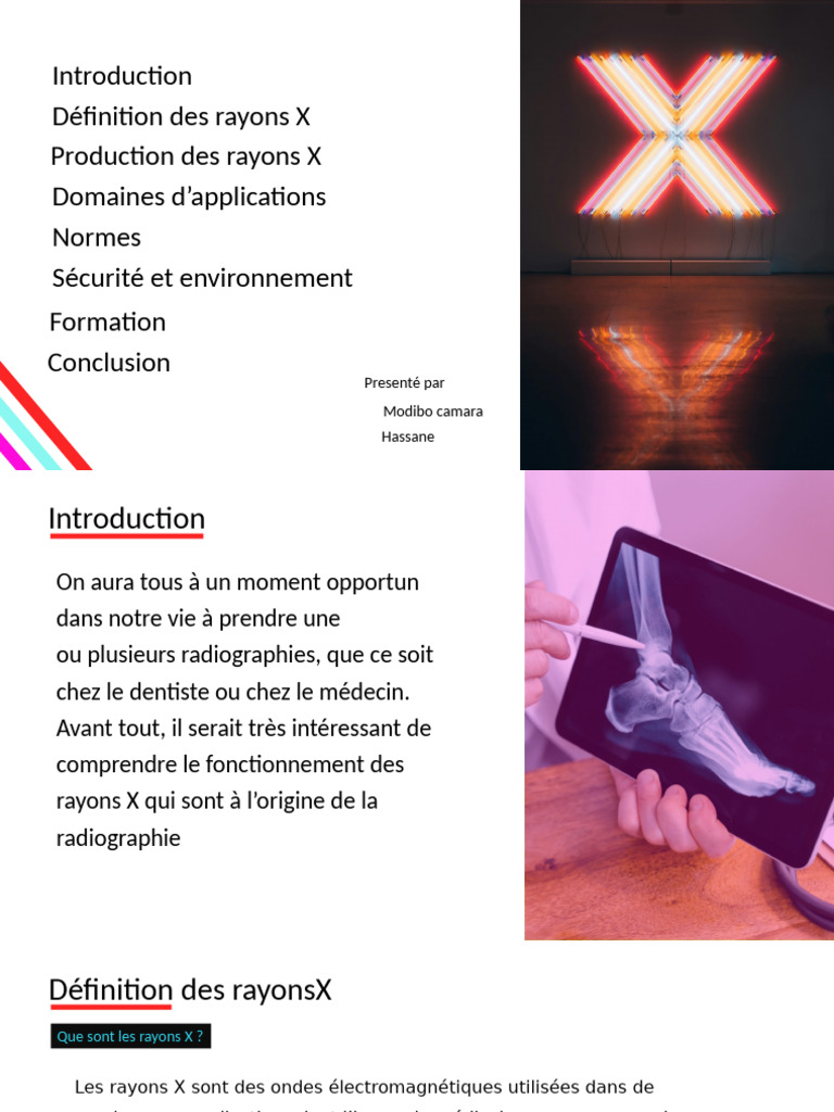 Production et applications des rayons X | PDF | Rayon X | Électron