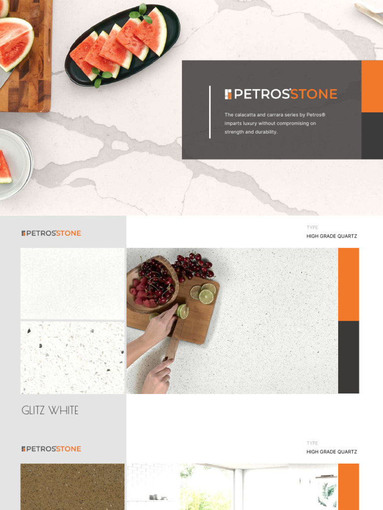 Petros® High Grade Quartz Catalogue | PDF