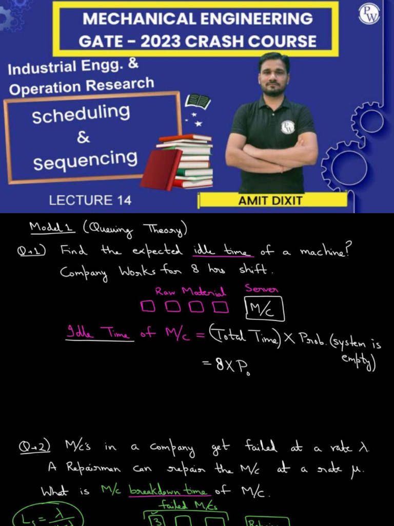 Scheduling And Sequencing 1 Class Notes Gate Crash Course 2023 7357