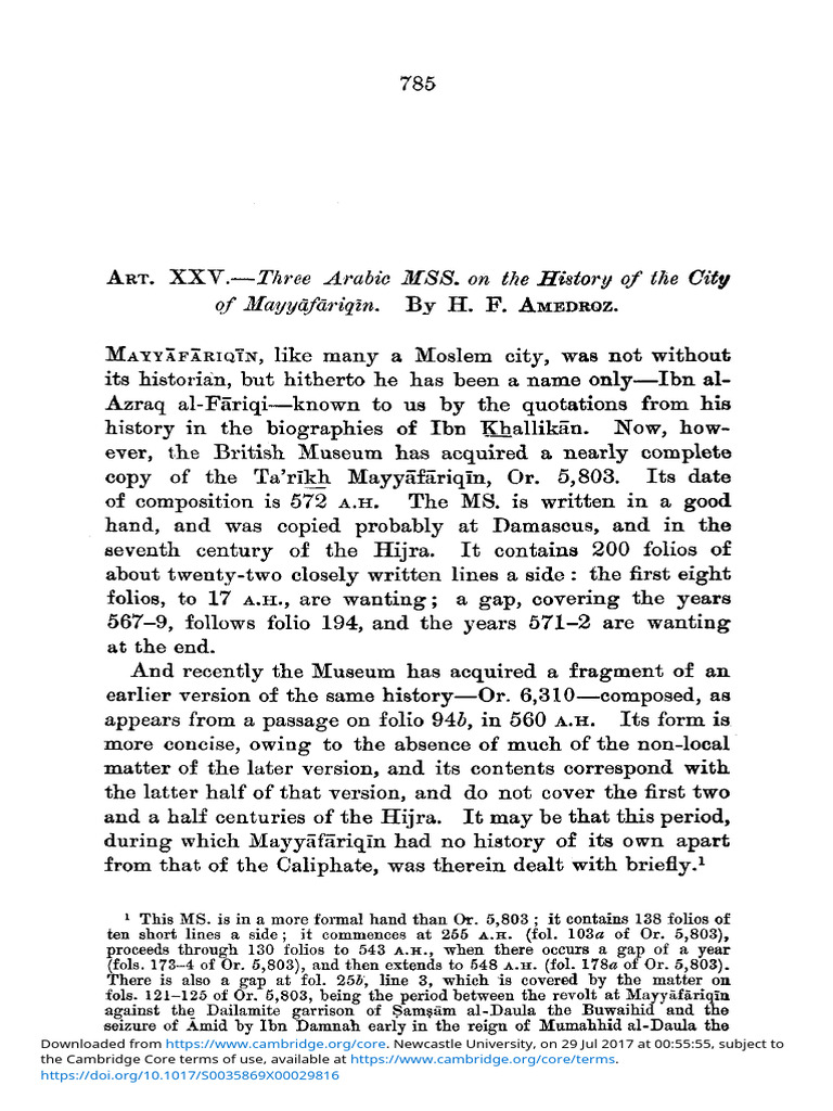 Amer Doze | PDF | Caliphate | Mosul