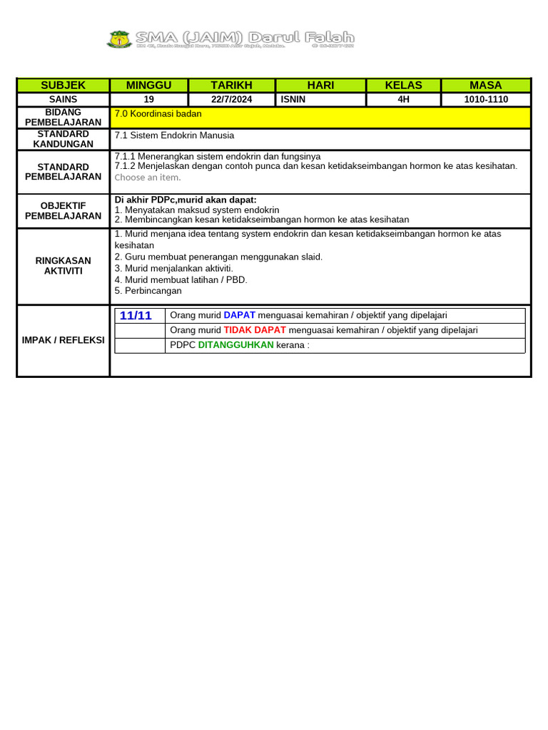 RPH Mao Week 19 2024 | PDF