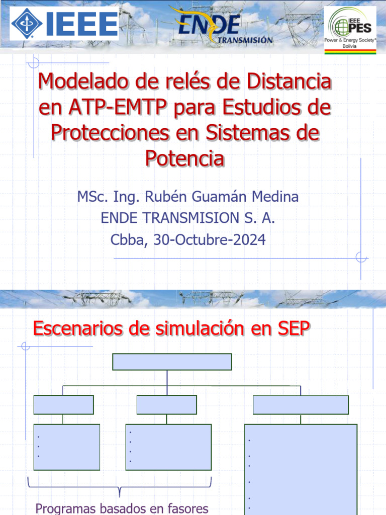 Modelado de Reles de Distancia en ATP-EMTP | PDF | Relé | Muestreo (procesamiento de señal)