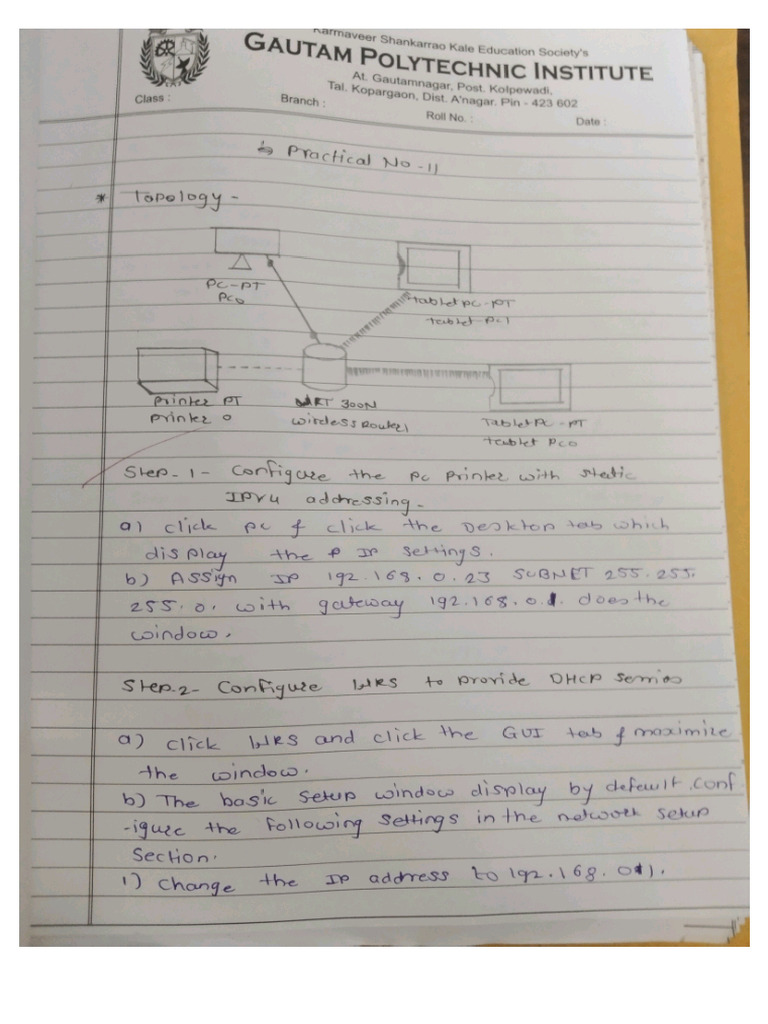 11 To 15 ACN Practical | PDF