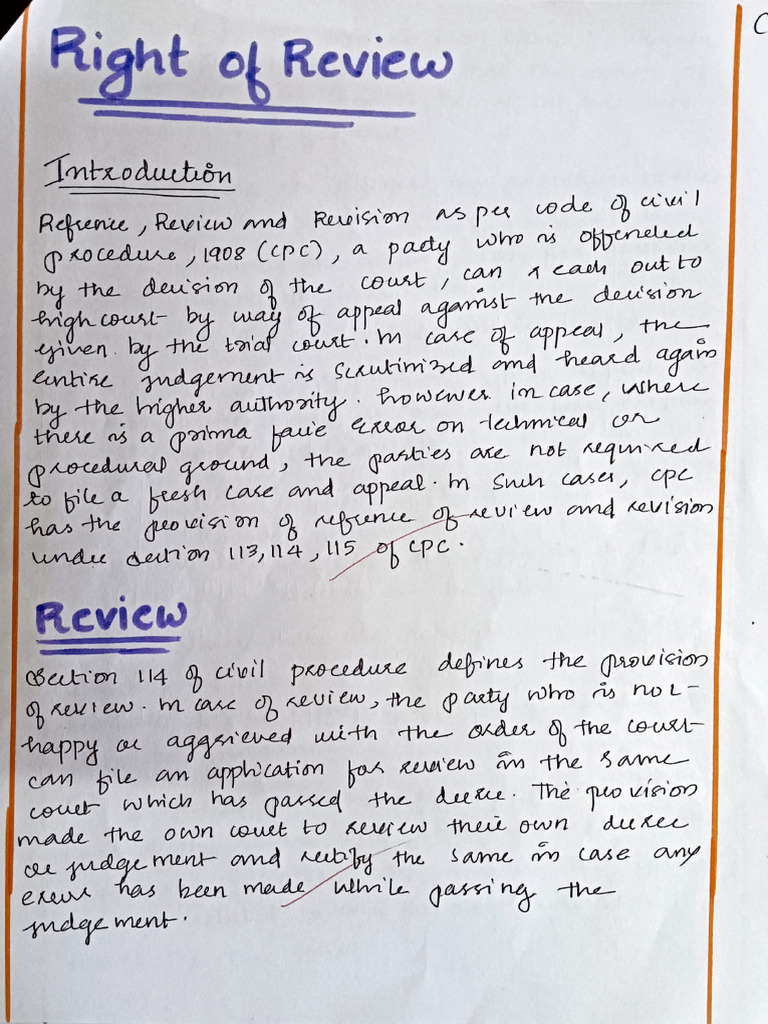 Review. Cpc. . | PDF