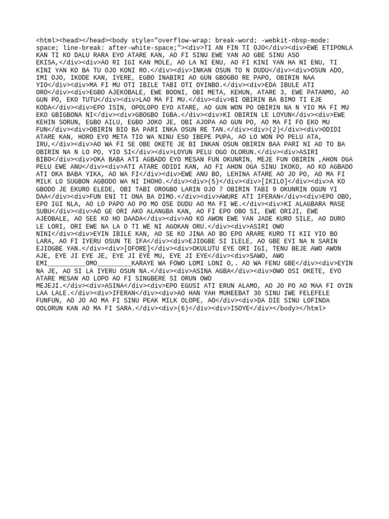 Ogun Awure | PDF