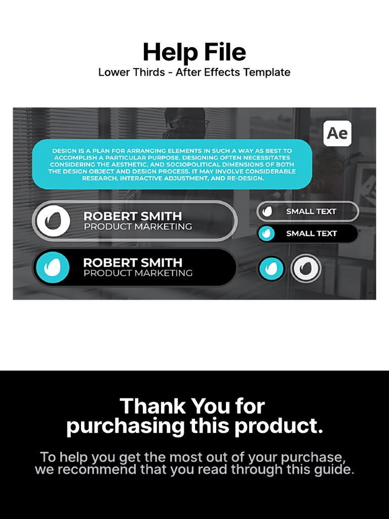 Lower Thirds Editing Guide | PDF