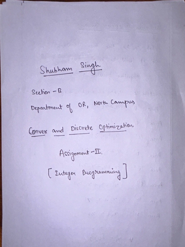Shubham Singh 2 | PDF