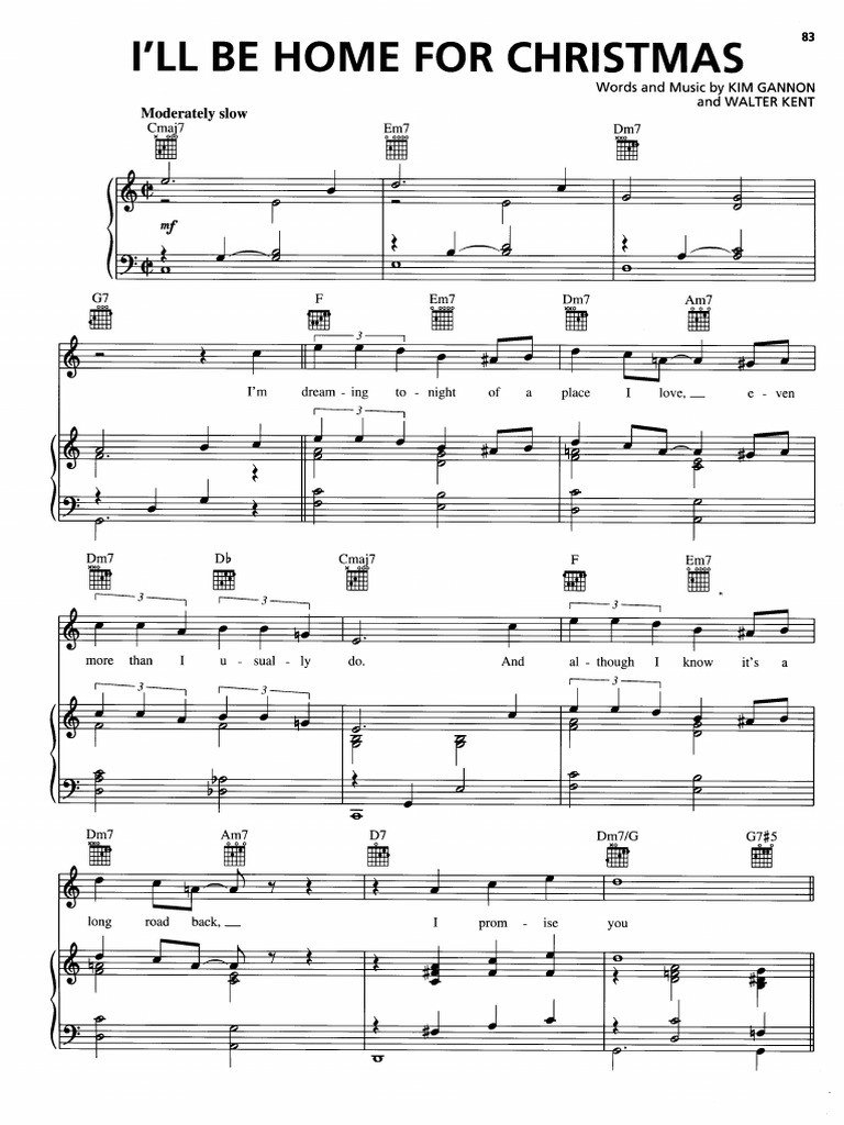 Ill Be Home For Christmas | PDF