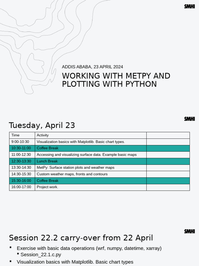MetPy and Python Weather Visualization | PDF