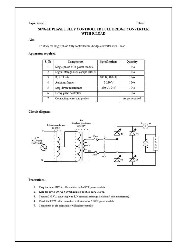 Expt No.4 | PDF | Root Mean Square | Electromagnetism