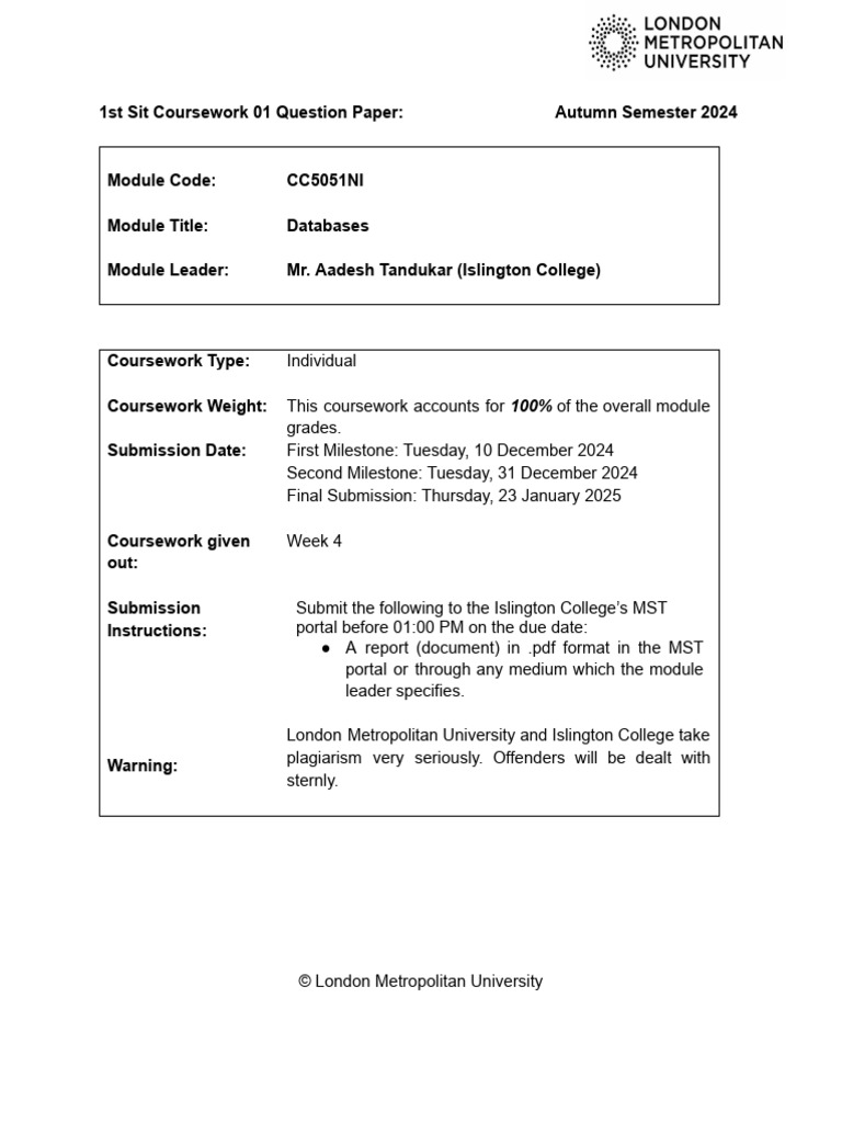 CC5051NIDatabasesY24AutumnMainSitCWQP - Docx 2152d779 Fc1f 4541 8550 2ff3dac1a7d5 91647 | PDF ...