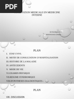 Etapes Examen Clinique | PDF | Médecine clinique | Spécialités médicales