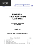 Grade 11 - Prepared Speech (Moderated) | PDF | Human Communication