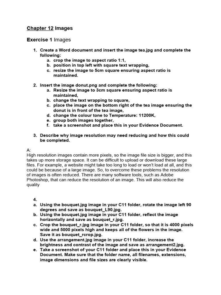 Ict Wb Answers_c12 | PDF | Display Resolution | Computer Graphics