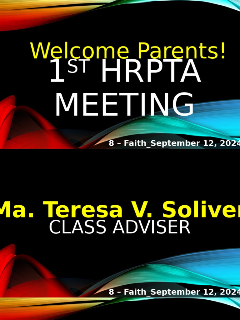 1ST Hrpta Meeting | PDF | Career & Growth