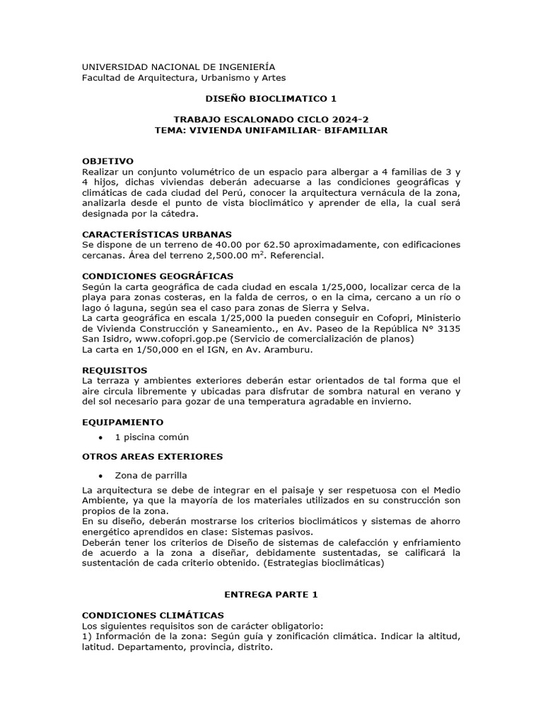 Trabajo Escalonado DB1-2024-2 | PDF | Clima | Herida