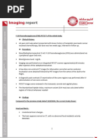 PET Scan Report Format Example Sample Template Drlogy Lab Report | PDF ...