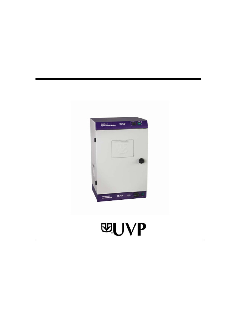 UVP MultiDoc-It Imaging System Installation and User Instructions 81021401 | PDF | Camera ...