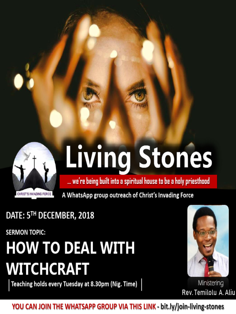 How To Deal With Witchcraft - Rev. Temilolu Aliu | PDF | Paul The Apostle | Elijah