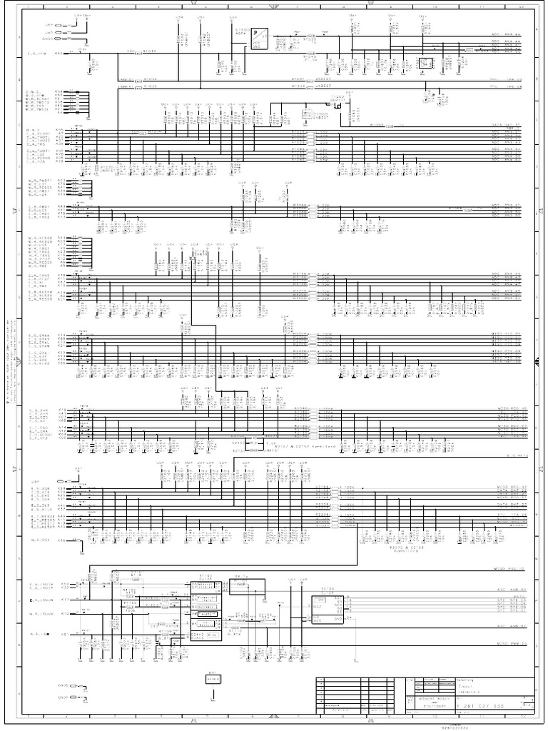 Schaltbild ESA Werk 0281010736 01 | PDF
