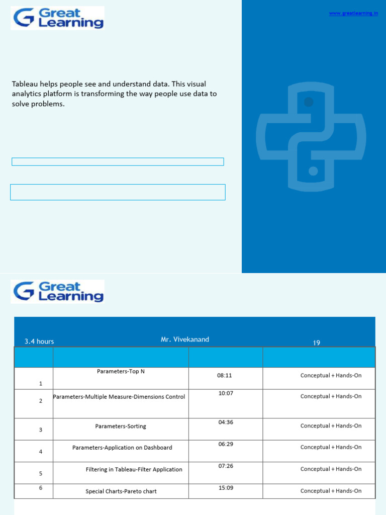 Plan+the+Week+ Creating+Interactive+Dashboards | PDF | Computing ...