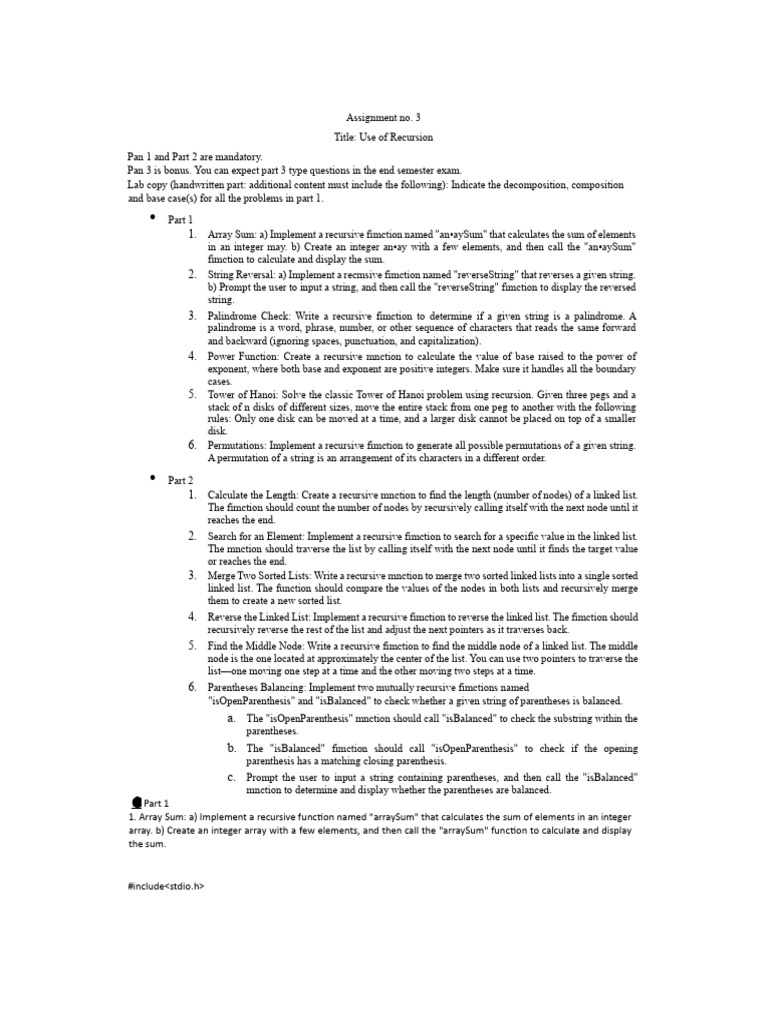 3 Recursion | PDF | String (Computer Science) | Pointer (Computer ... 3 Recursion | PDF | String (Computer Science) | Pointer (Computer ...