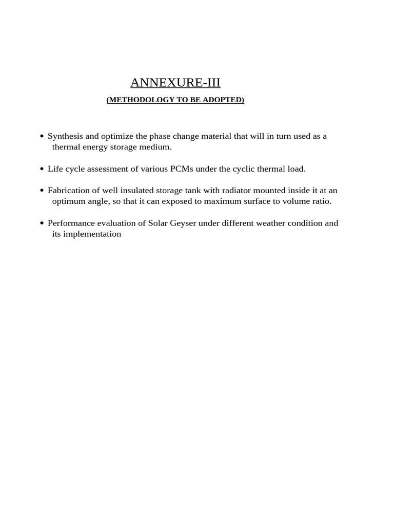 Annexure III | PDF