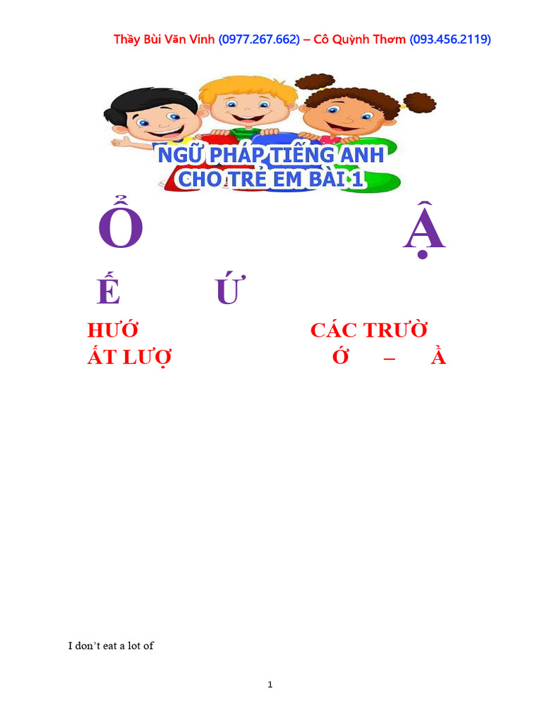 Tong On Ngu Phap Nang Cao - Bui Van Vinh - Quynh Thom | PDF