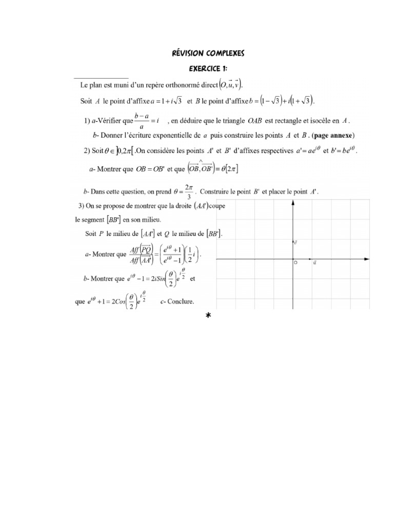 Revision Complexe | PDF