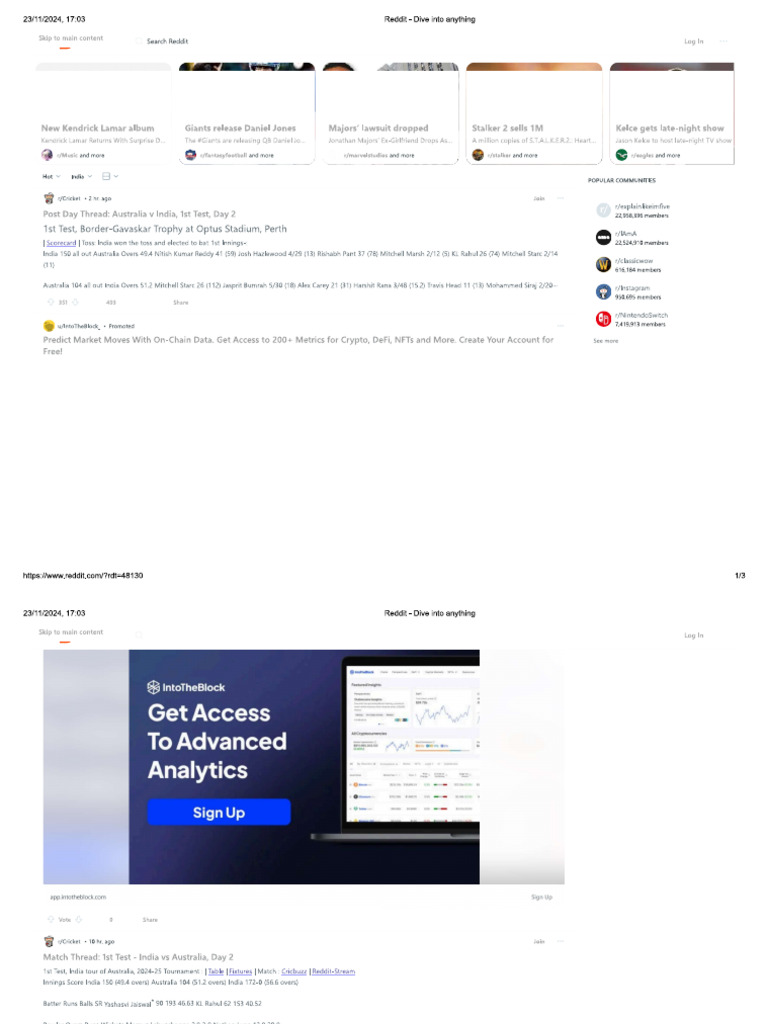 Reddit Part 1 Solution | PDF