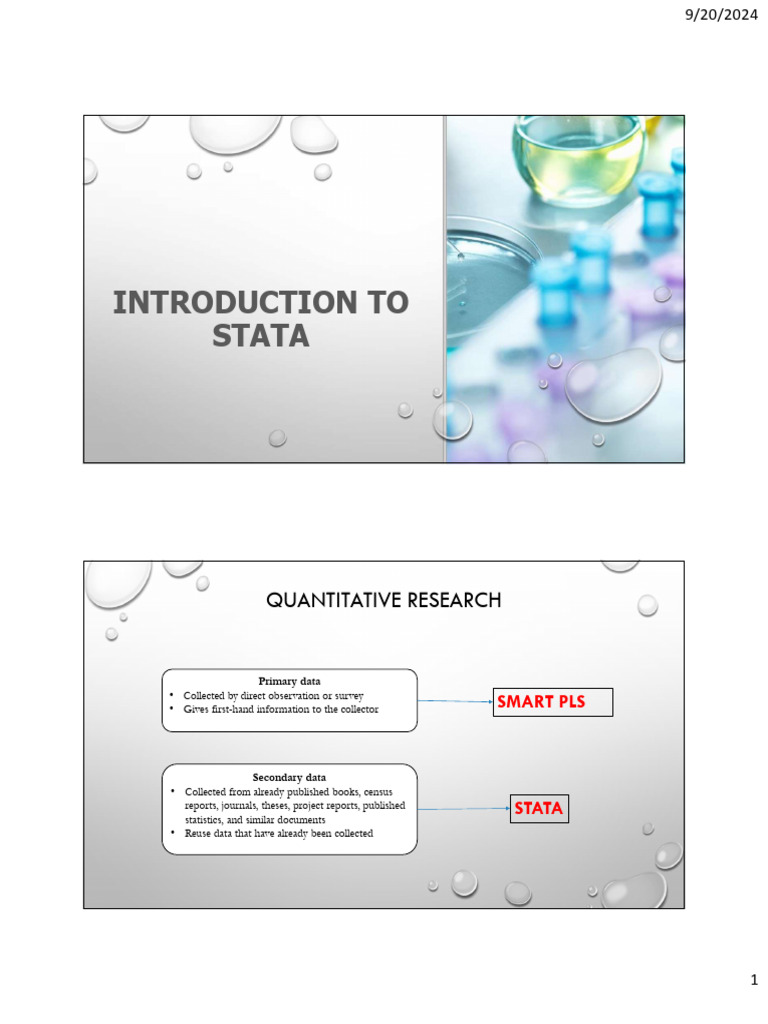 Httpslms - Ueh.edu - Vnpluginfile.php1408076mod resourcecontent1STATA20introduction PDF | PDF ...